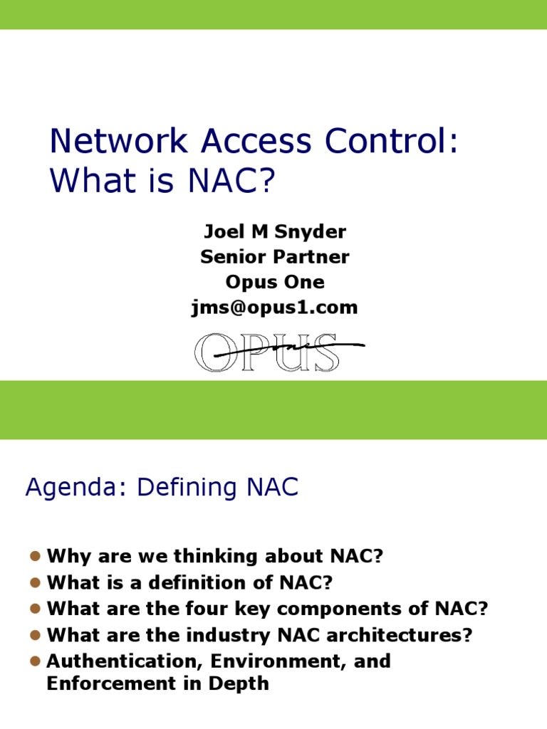 Understanding Network Access Control (NAC) | PDF | Virtual Private ...