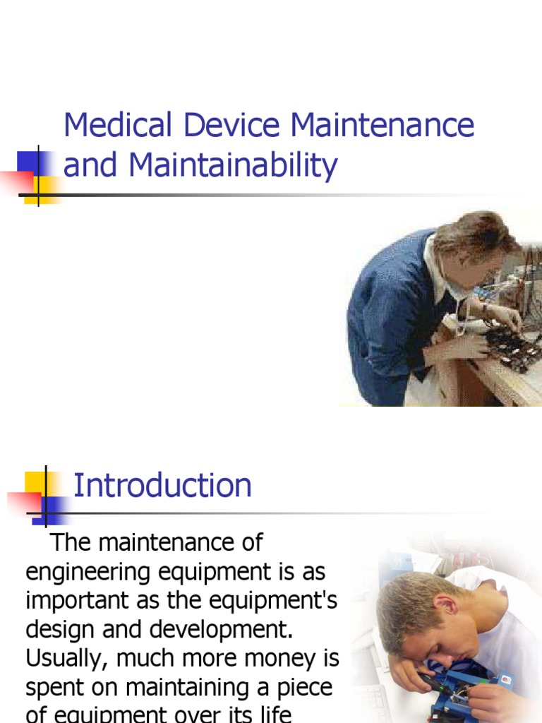 Medical Device Maintenance Essentials | PDF | Technology & Engineering