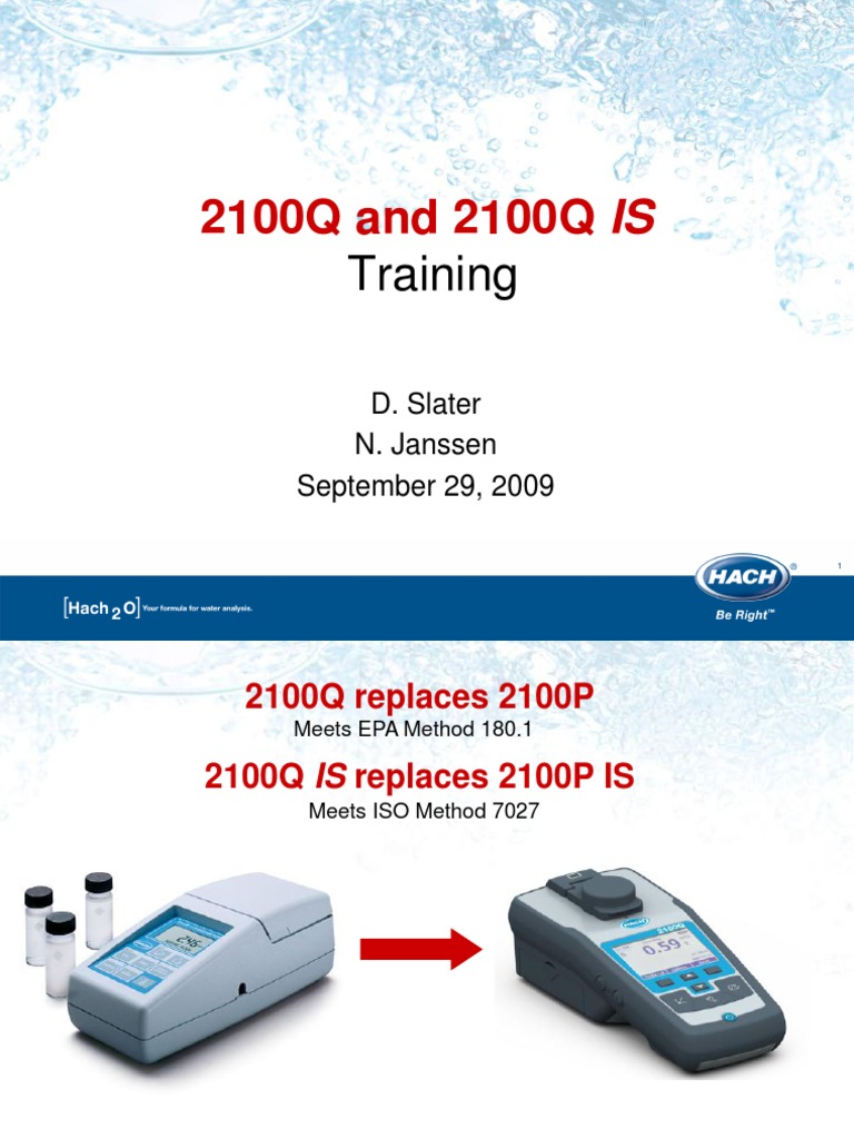 2100Q Sales Training | Download Free PDF | Scattering | Calibration
