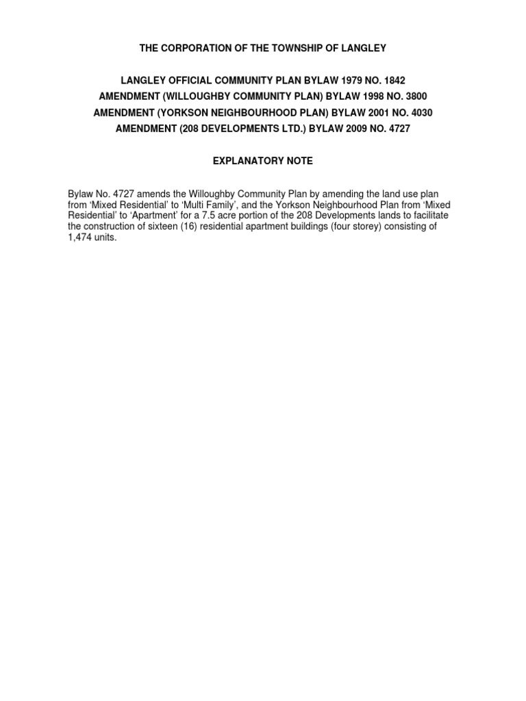 SPH6-208 Developments OCP Amendment RZ DP | PDF | Zoning | Street