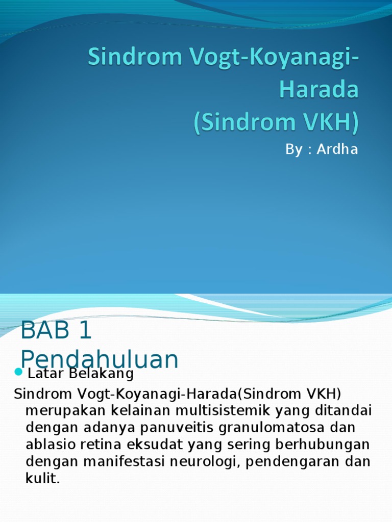 Sindrom Vogt Koyanagi Harada | PDF