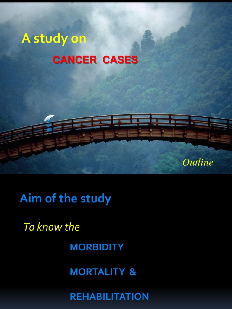 Cancer Morbidity, Mortality & Rehab Study | PDF