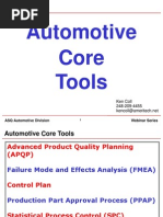 5 Quality Core Tools Overview | PDF