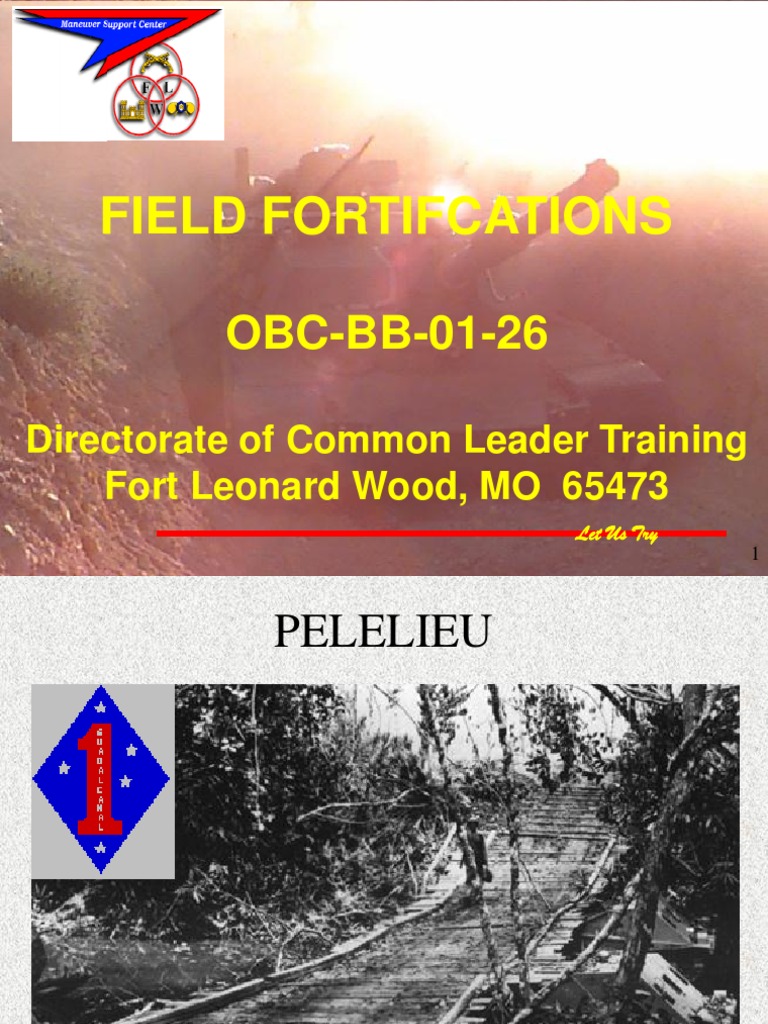 Field Fortification | PDF | Trench Warfare | Fortification