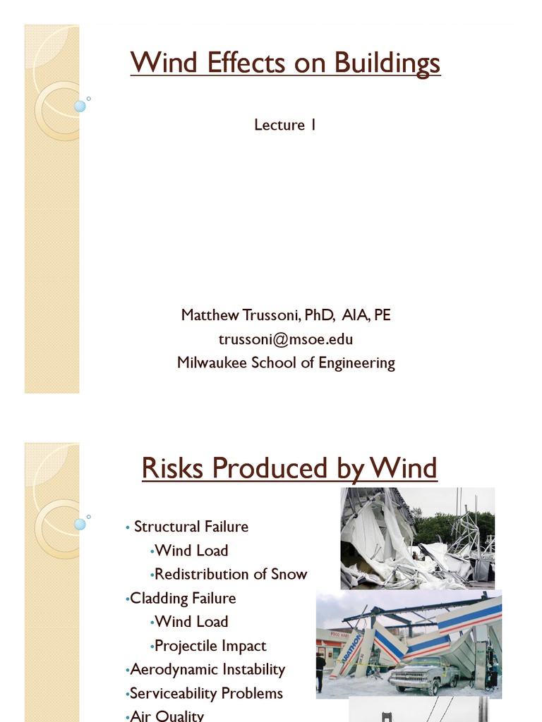 Wind Effects on Buildings | Fluid Dynamics | Wound