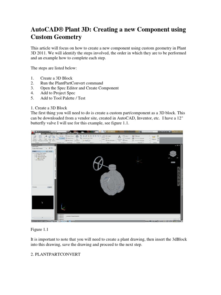 Agregar Componentes AutoCAD Plant 3D | PDF | Command Line Interface ...