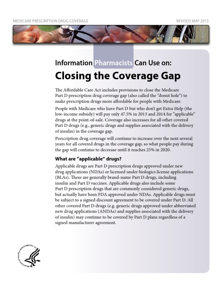 Medicare Part D Coverage Gap Explained | PDF | Self-Improvement