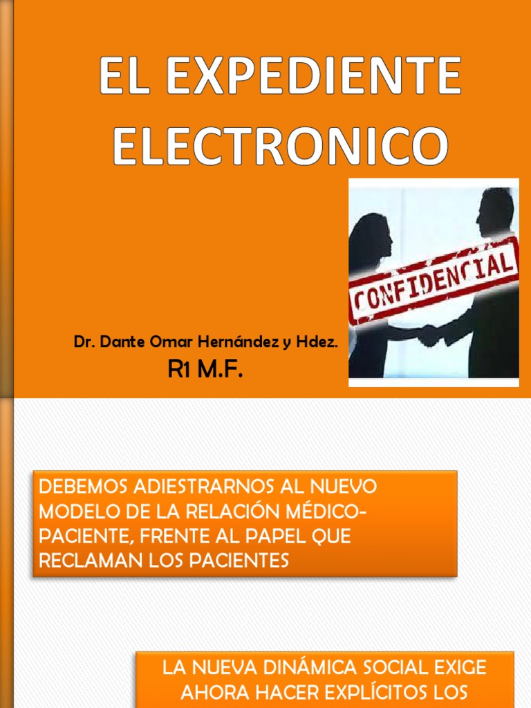 La importancia del expediente clínico en la relación médico-paciente y ...