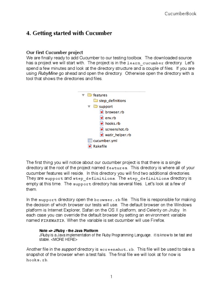 Chapter 4 Ruby Selenium Webdriver Pdf Object Computer Science Selenium Software