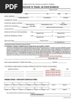 Travel Order Form Template | PDF | Finance & Money Management
