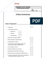 Pre Commissioning Checklist | PDF | Electrical Wiring | Switch