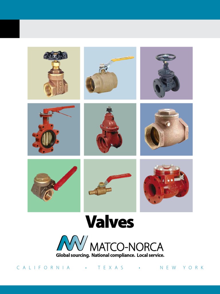 2011 Valve Catalog Matco Norca | PDF | Valve | Hydraulics