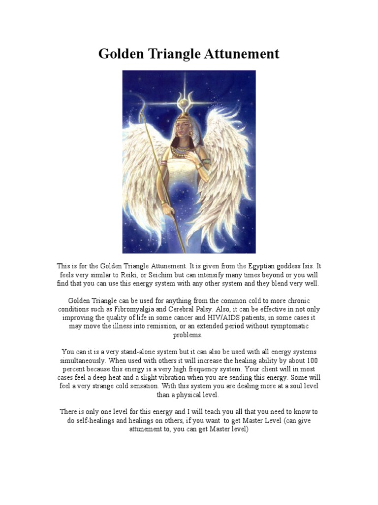 GTR - Golden Triangle Attunement | PDF | Reiki | Medicine