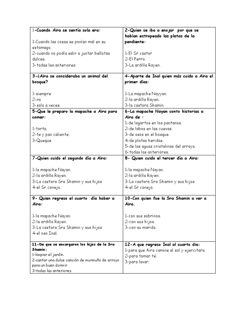 Amigos En El Bosque Pdf