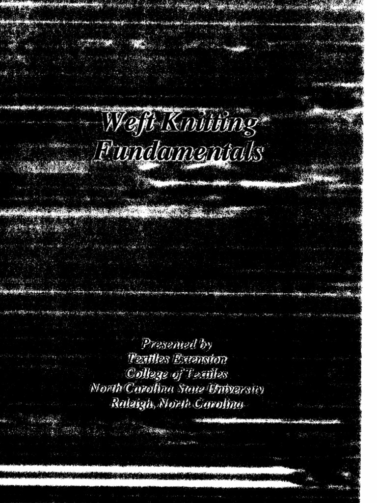 Weft Knitting | PDF | Knitting | Academic Degree