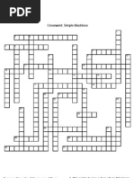 English Proverbs Crossword | PDF