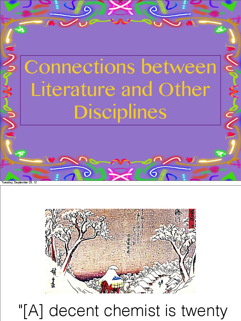 Literature's Interdisciplinary Connections | PDF | Science | Truth