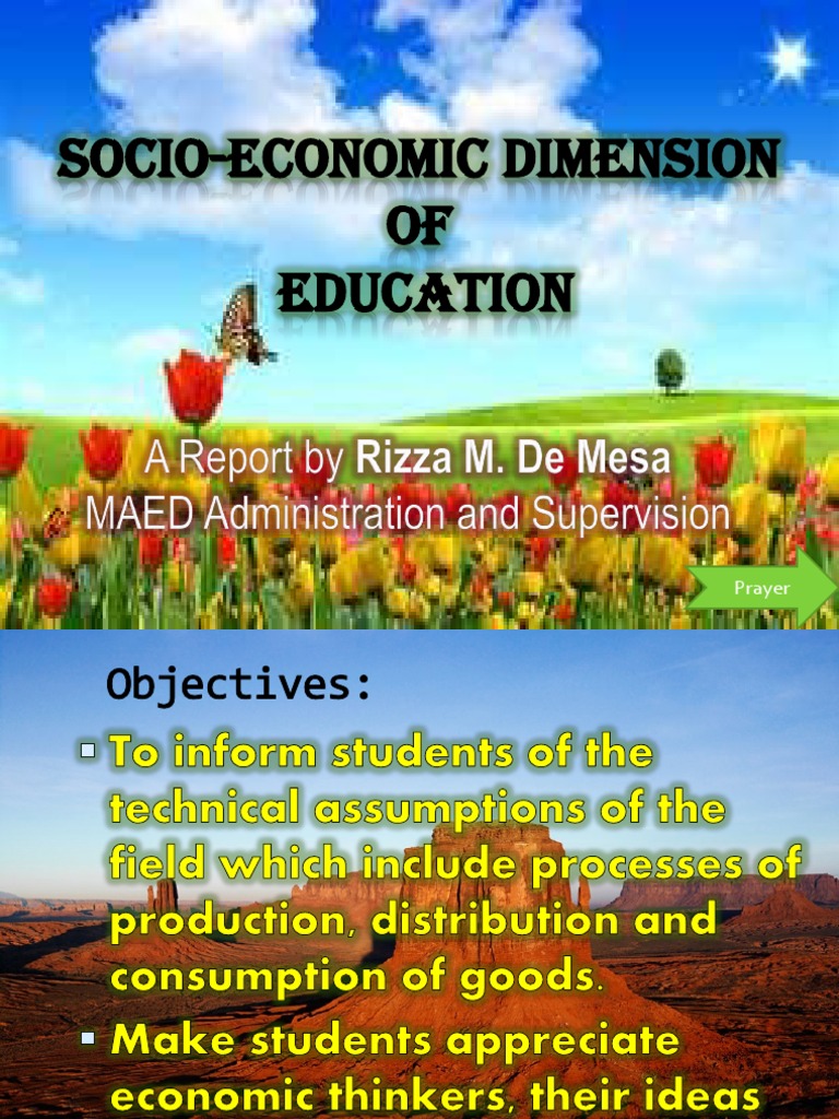 Economic Dimension of Education | PDF | Economics | Capitalism