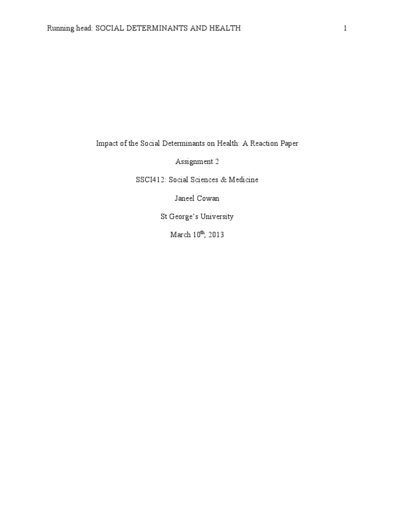 Social Determinants of Health Explained | PDF | Poverty | Poverty ...