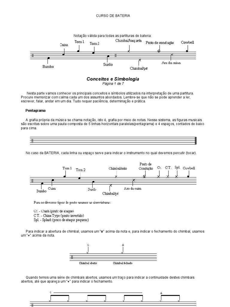 Partituras de Bateria | PDF | Poética | Formas musicais