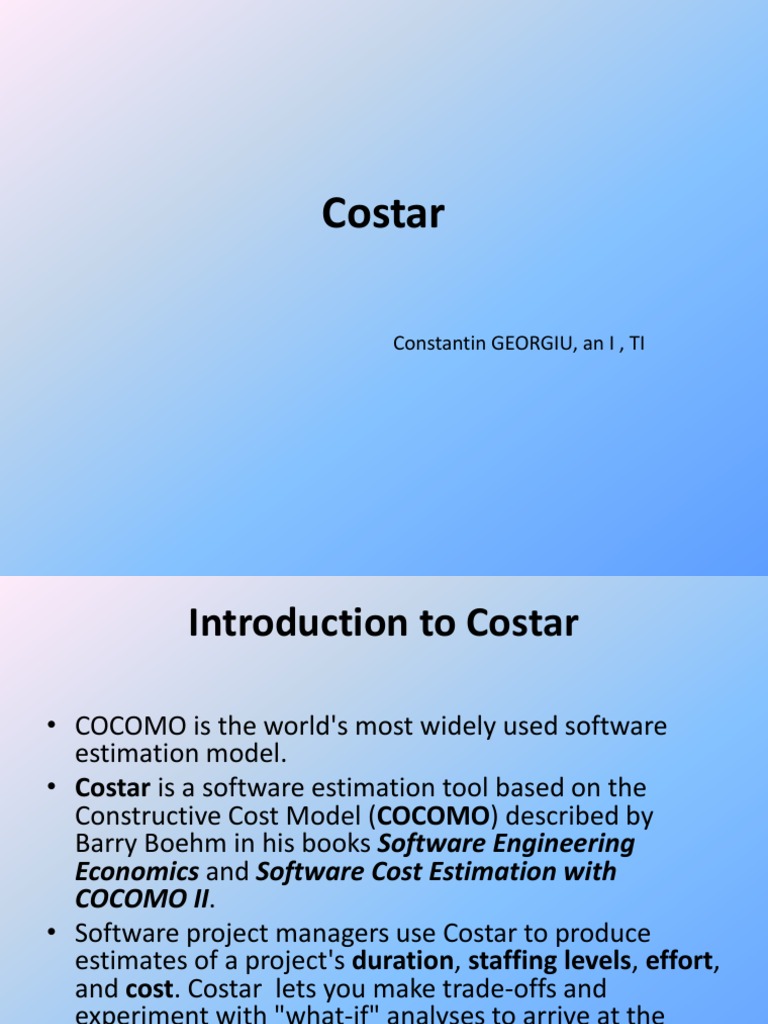 Costar | PDF | Information Technology Management | Software