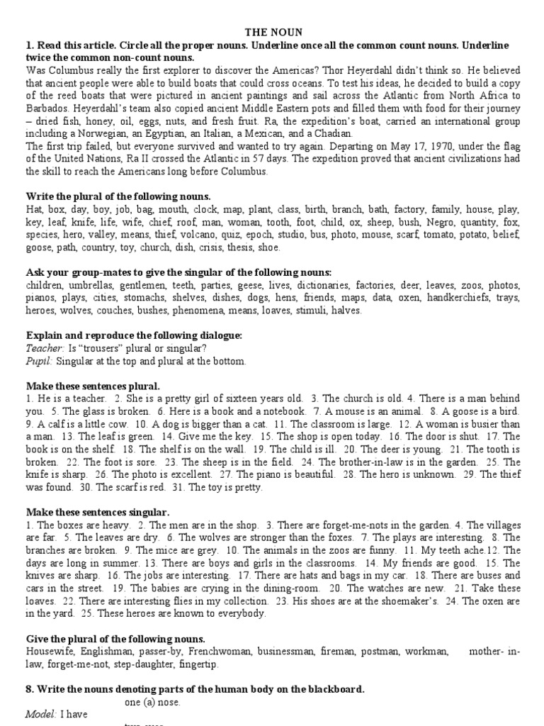 Proper Nouns Common Nouns Columbus Atlantic Expedition | PDF | Nature