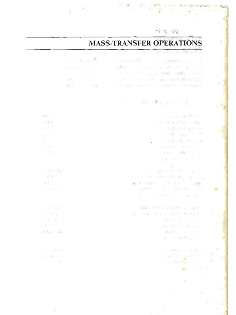 Mass Transfer Operations - Robert Treybal | PDF | Chemical Engineering ...
