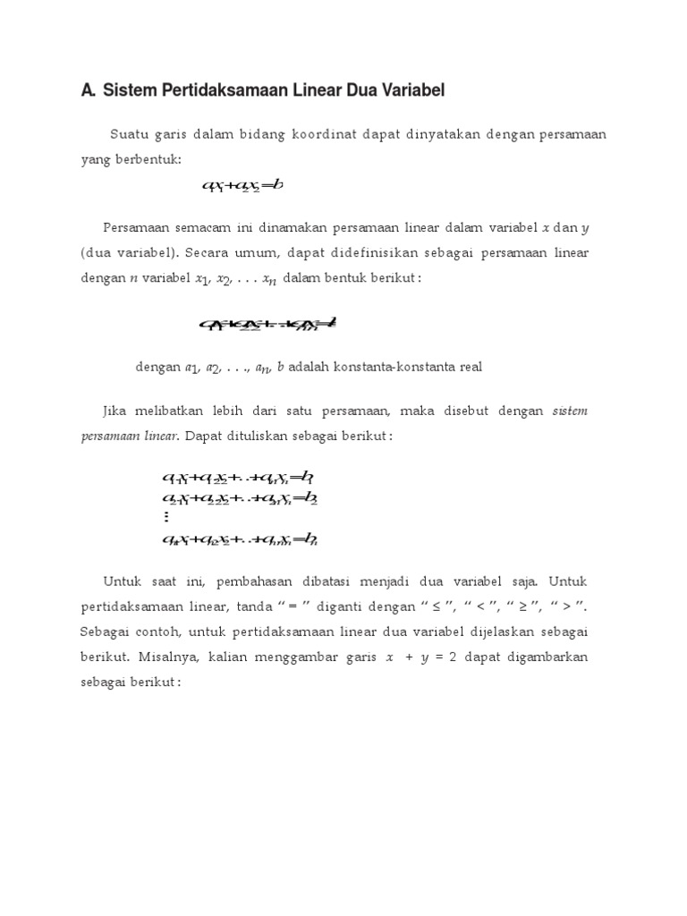 Program Linier | PDF