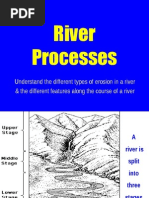 Upper Course River Features Explained | PDF | Valley | Erosion