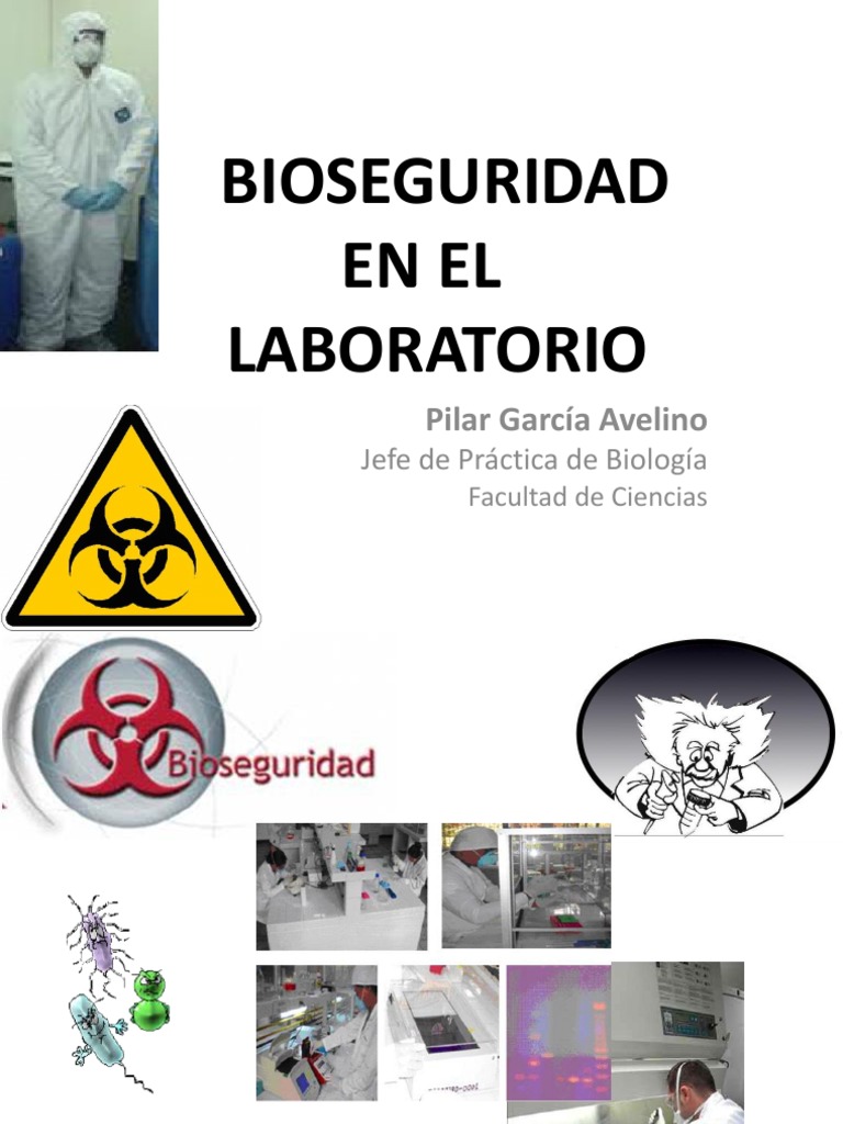 1. Bioseguridad en El Laboratorio por Pilar Garcia | Laboratorios | Especialidades Medicas