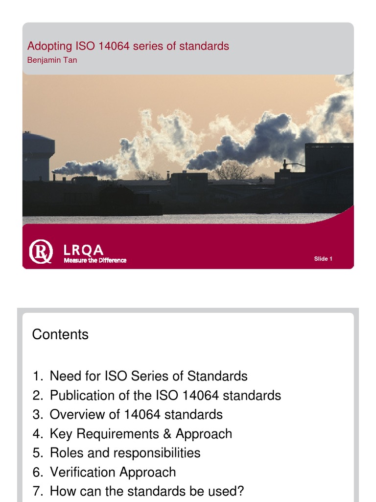 Adopting ISO 14064 | PDF | Verification And Validation | United Nations ...