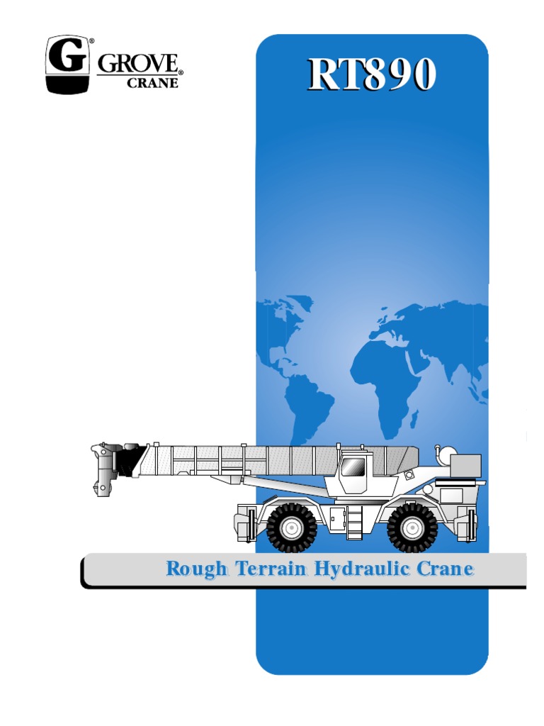 Grove Rt890 | PDF | Crane (Machine) | Vehicles