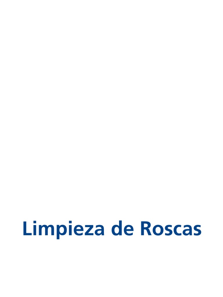 Limpieza de Roscas API | PDF | Cocina, comidas y vino | Hogar ...