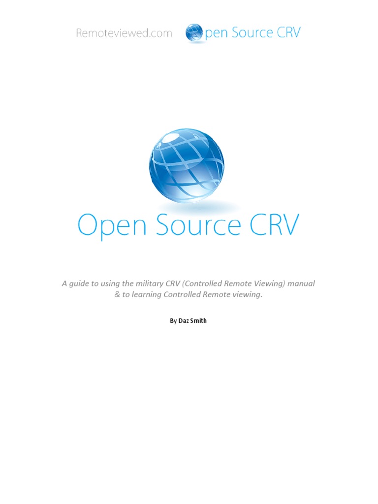 CRV Open Source - v3.0. Remote Viewing | PDF | Perception | Mind