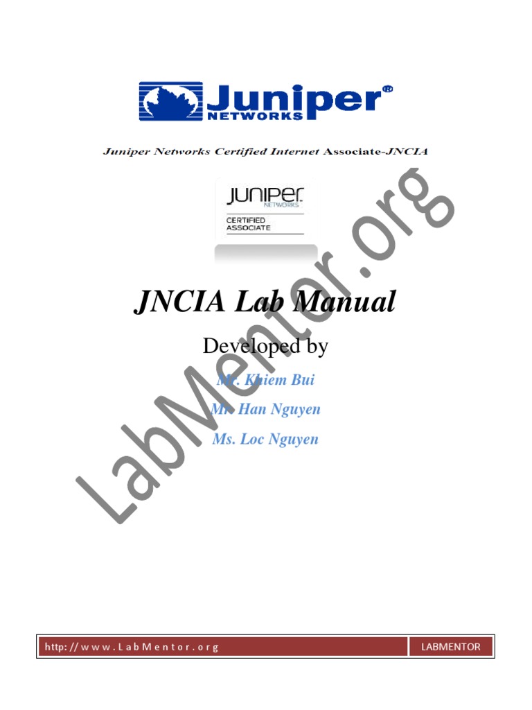Jncia Lab Guide | Download Free PDF | Secure Shell | User (Computing)