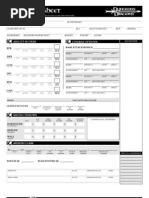 Carbon 2185 - Character Sheet Fillable | PDF | Role Playing Games