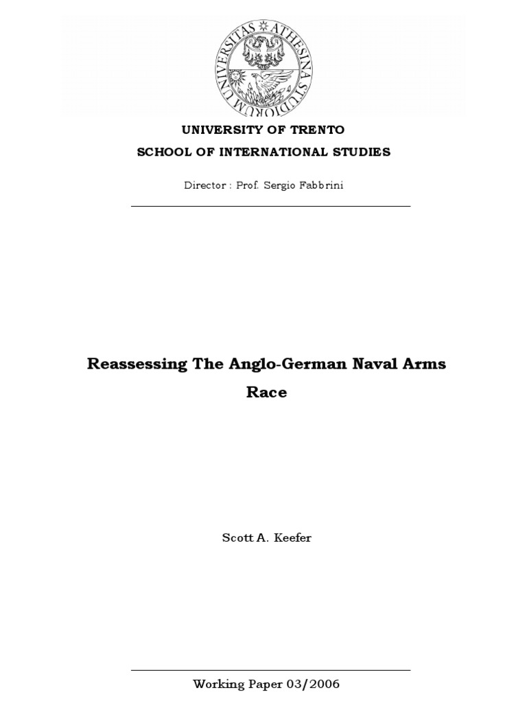 Reassessing The Anglo-German Naval Arms Race | PDF | Battleship ...