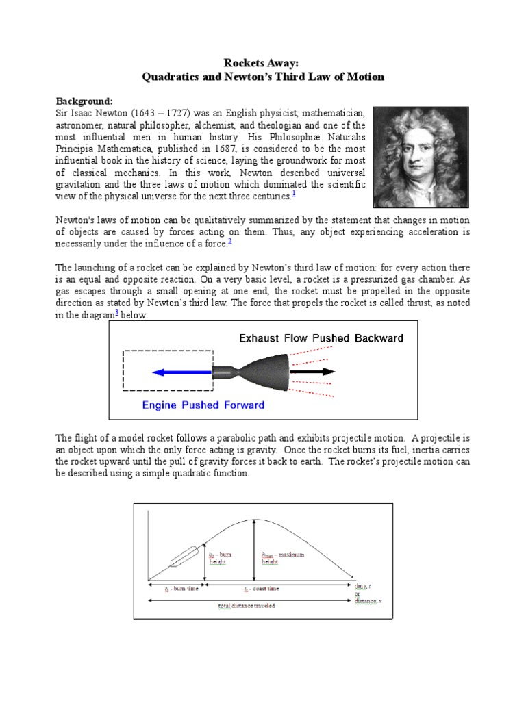 Rockets Away | Newton's Laws Of Motion | Rocket