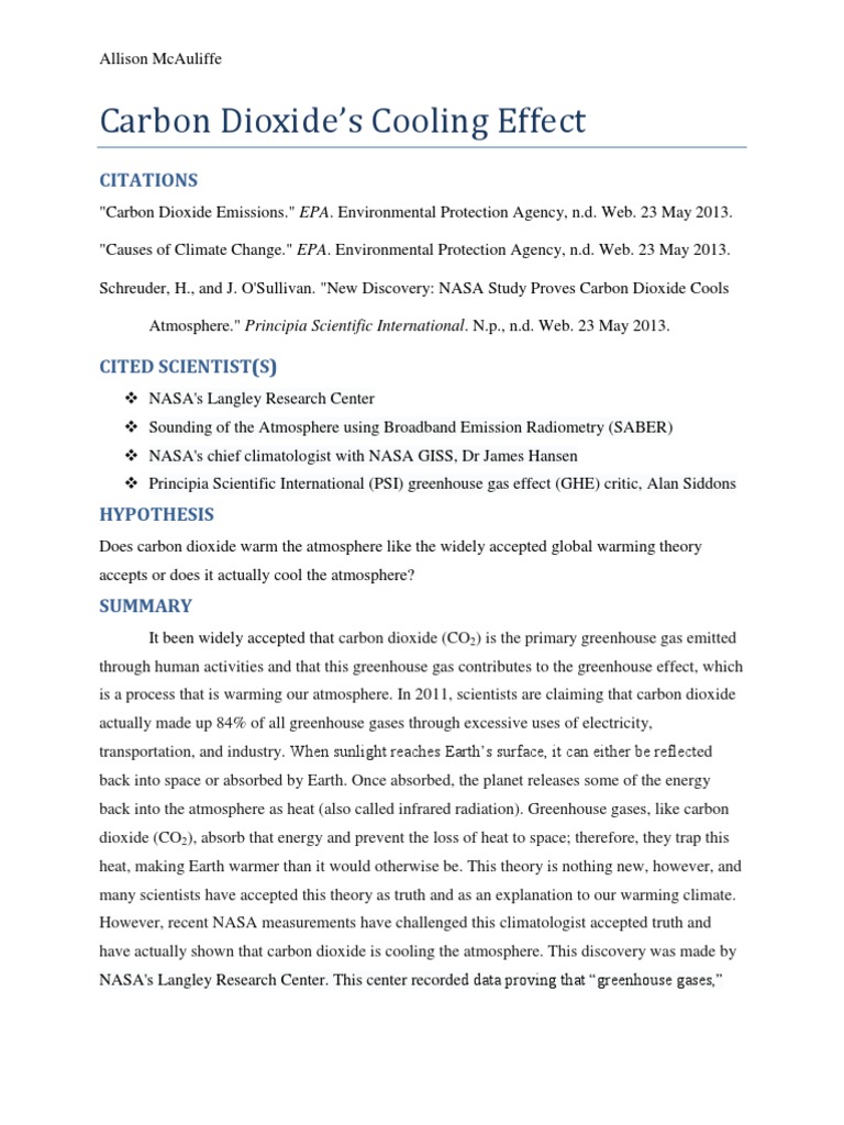 Final Project - Write Up | PDF | Greenhouse Effect | Global Warming