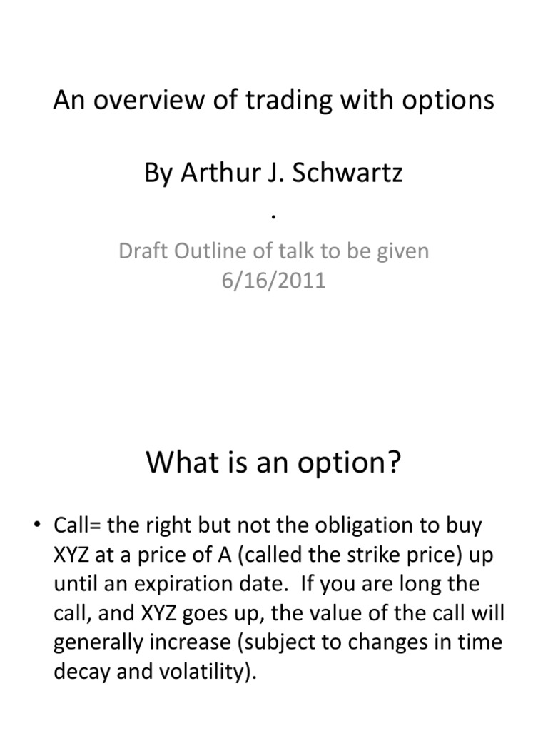 Trading With Options | PDF | Arbitrage | Option (Finance)