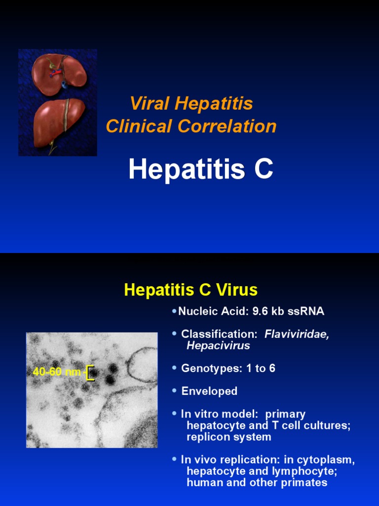 Viral Hepatitis Clinical Correlation | PDF | Hepatitis C | Reverse ...