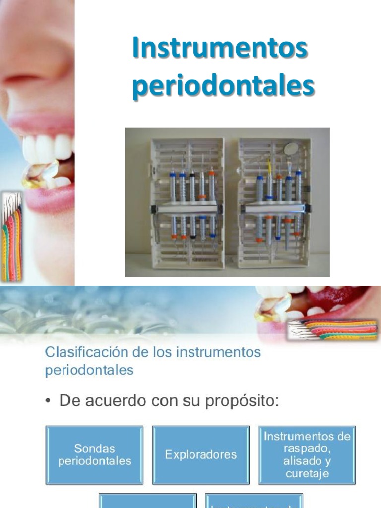 Instrumental de Periodoncia | PDF | Boca | Bienestar