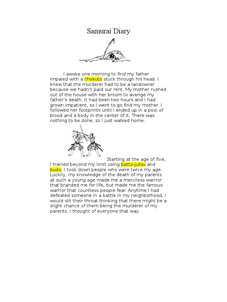 Samurai Diary | PDF | Japanese Art | Japan