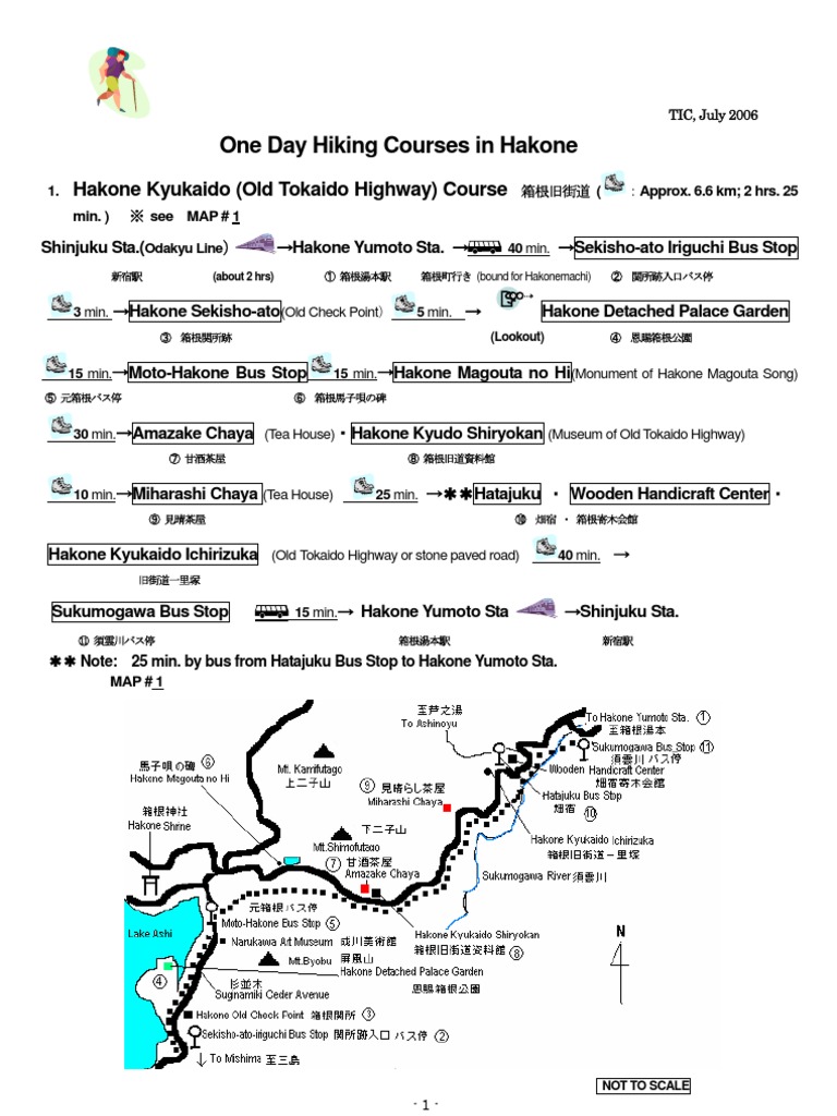 Hiking Trails in Hakone, Kanagawa Prefecture, Japan | PDF