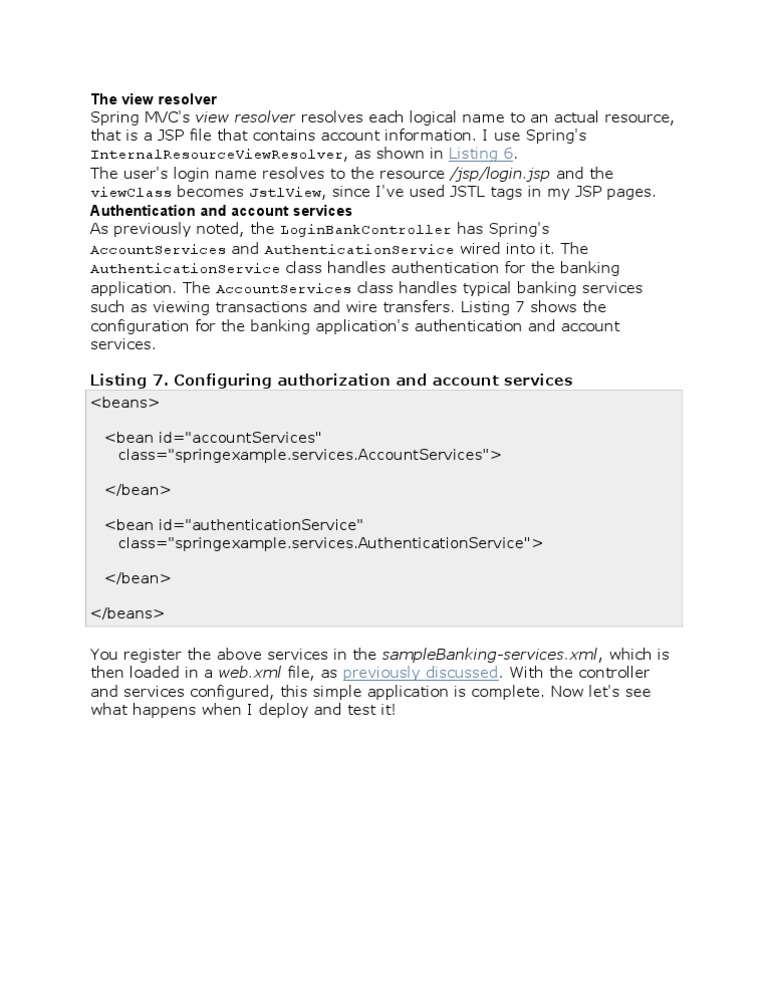 Doc5 Authen of Spring MVC | PDF