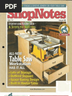 ShopNotes #100 - Ultimate Router Table | PDF | Screw | Woodworking