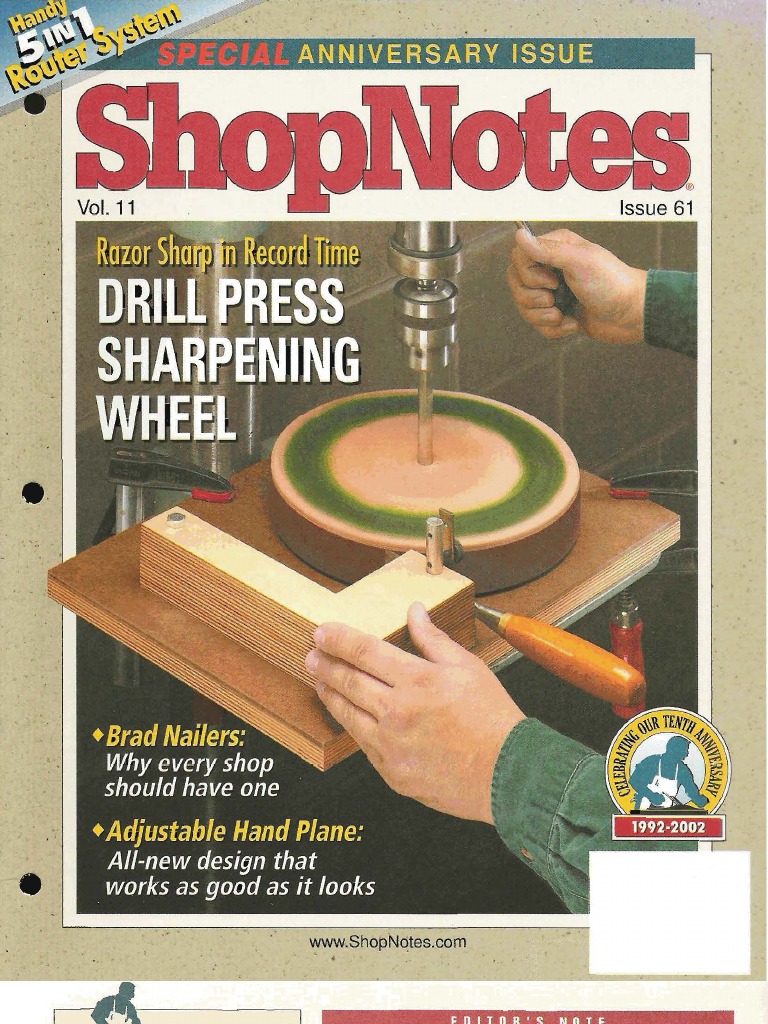 ShopNotes Issue 61 | PDF | Screw | Drill