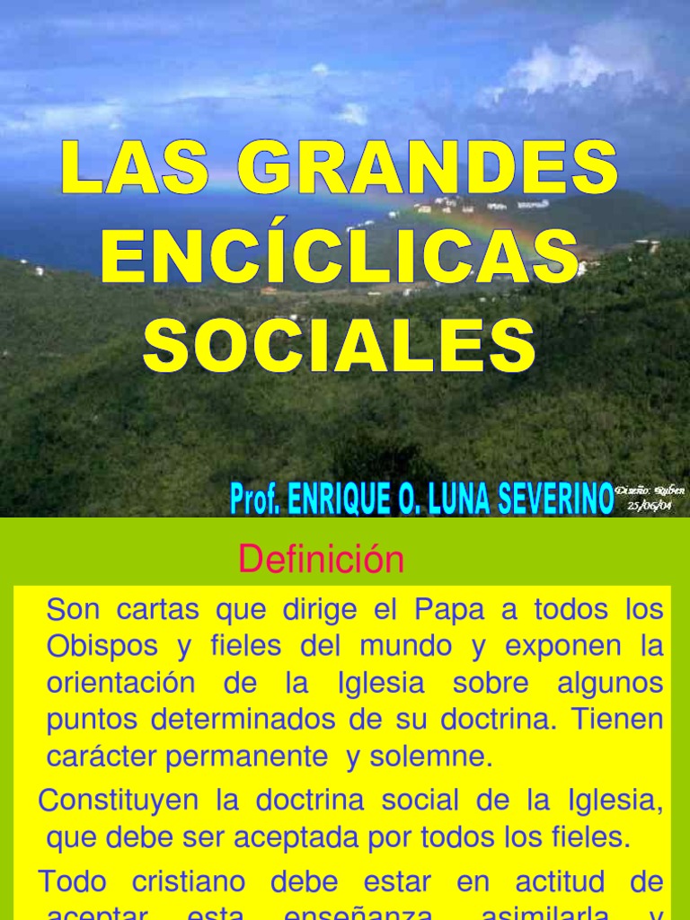 ENCÍCLICAS | PDF | Iglesia Católica | Papa