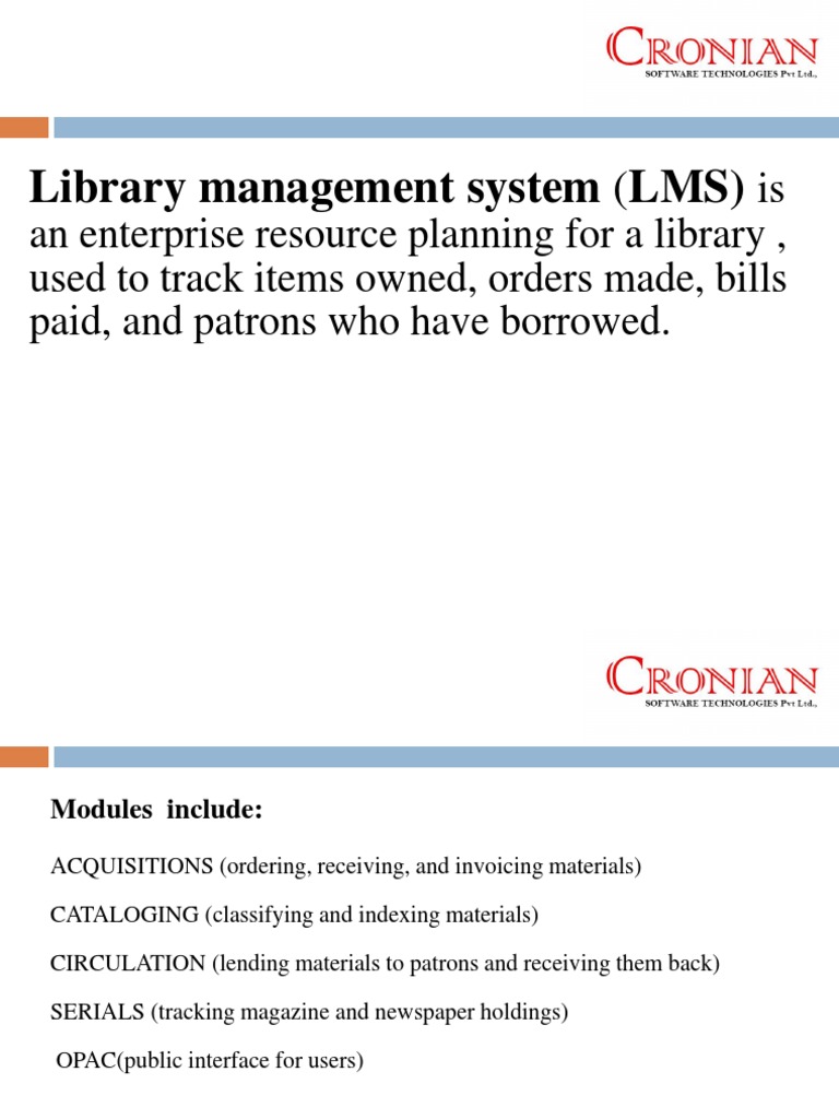 Library Management System Overview | PDF | Libraries | Cataloging