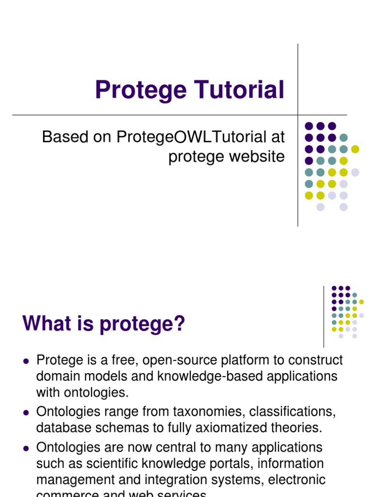 Protege Tutorial | PDF | Information Science | Programming Paradigms